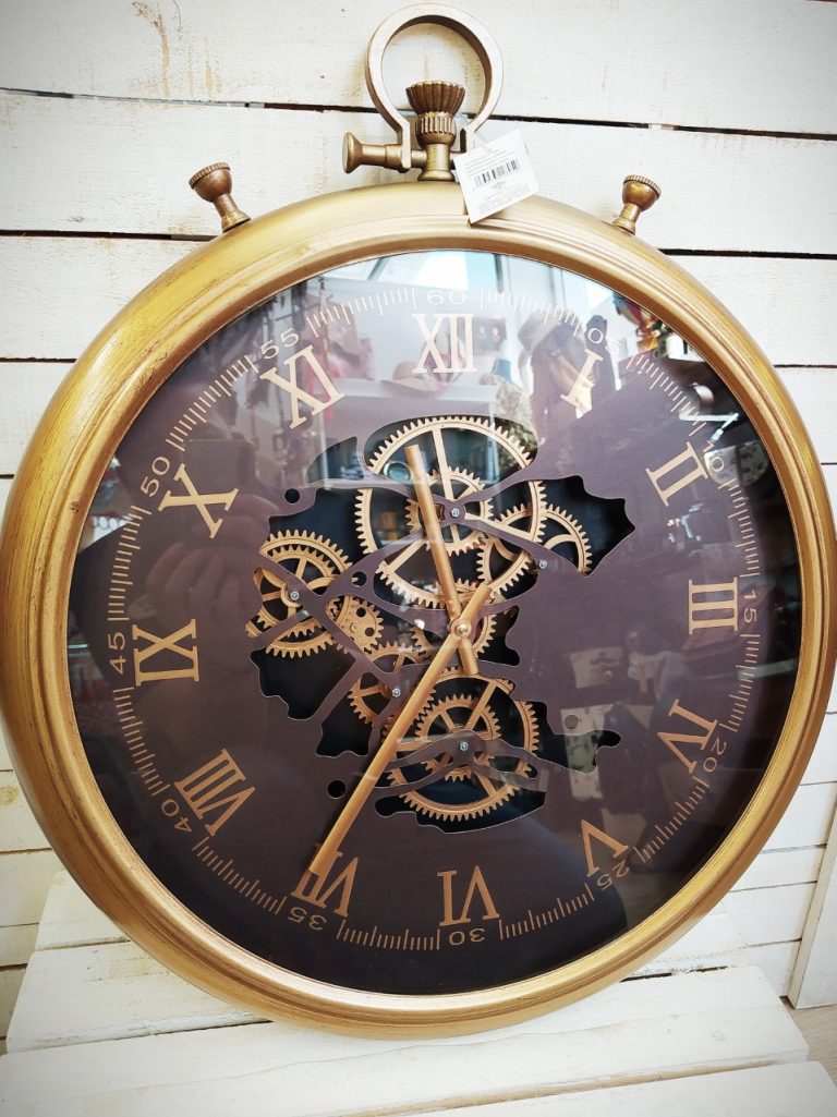 Reloj de pared con ruletas - UN LUGAR EN EL MUNDO